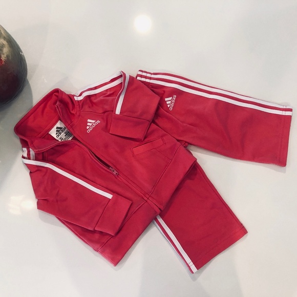 adidas | Matching Sets | Baby Girl Adidas Track Suit 6m | Poshmark